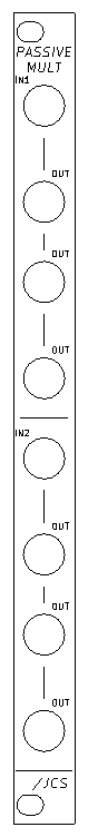 Passive Multiple Eurorack Module | JCS